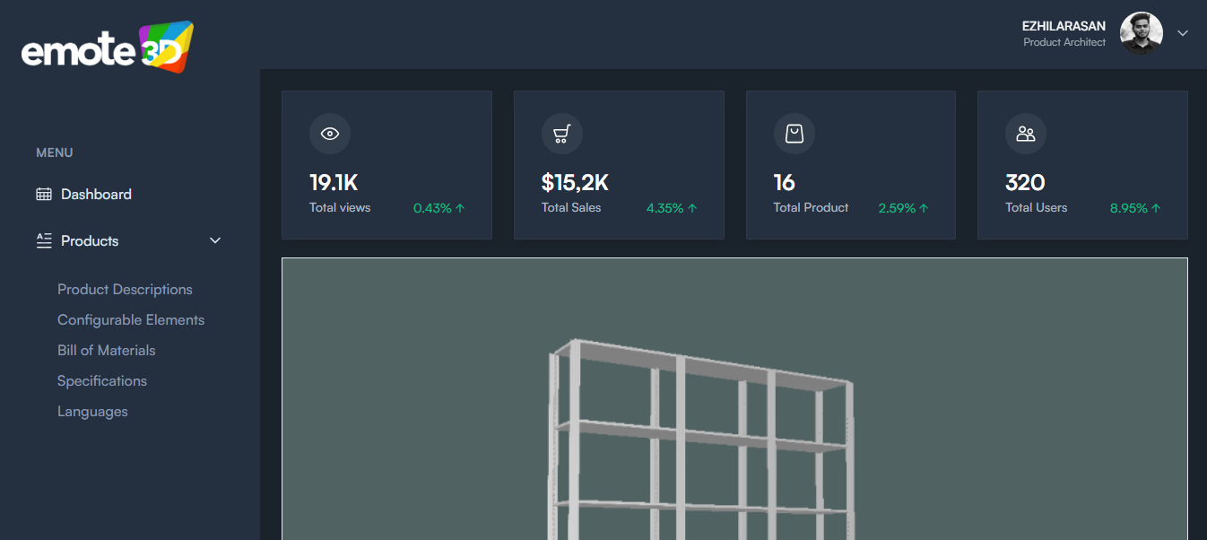 emote3D — Designing Your Space With Our 3D Shelf Configurator - emote3D